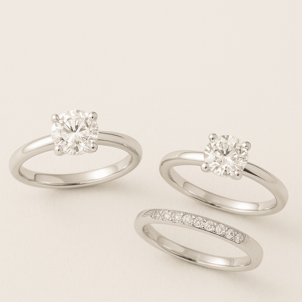 The Ultimate Guide to Stacking Wedding Rings: Flush-fit vs. Non-flush ...